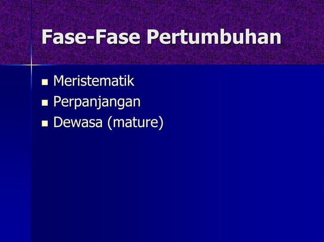 Biologi Bab: Pertumbuhan dan perkembangan | PPT
