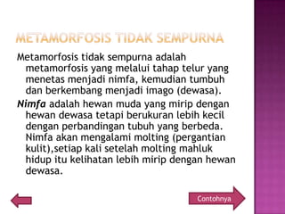 Pertumbuhan dan perkembangan hewan | PPTX