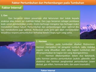 Tugas Kelompok Biologi - Pertumbuhan dan Perkembangan pada Tumbuhan | PPT
