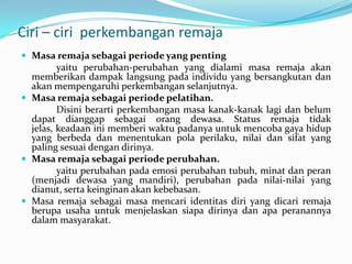 Pertumbuhan dan Perkembangan Remaja | PPTX