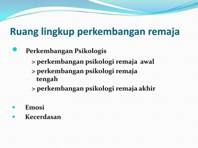Pertumbuhan dan Perkembangan Remaja | PPTX