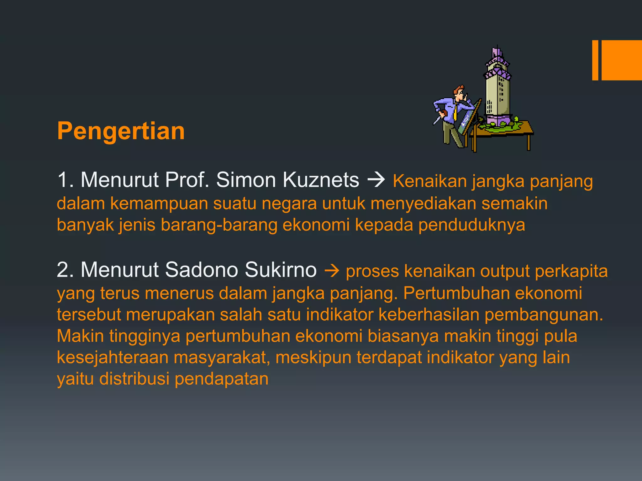 EKONOMI Pertumbuhan ekonomi | PPTX