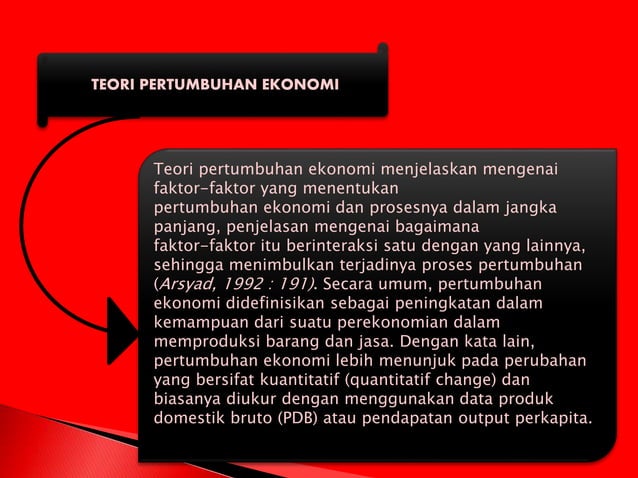 Ppt Pertumbuhan ekonomi | PPTX