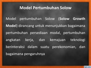Konsep Pertumbuhan Ekonomi | PPTX