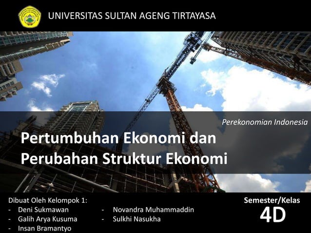 Pertumbuhan ekonomi dan perubahan struktur | PPTX