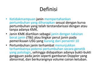 Pertumbuhan janin terhambat | PDF