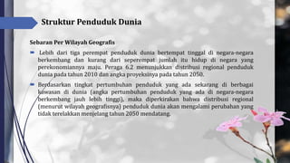 Pertumbuhan penduduk dan pembangunan ekonomi | PPTX