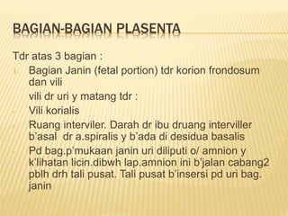 Pertumbuhan plasenta dr.emminarty | PPTX