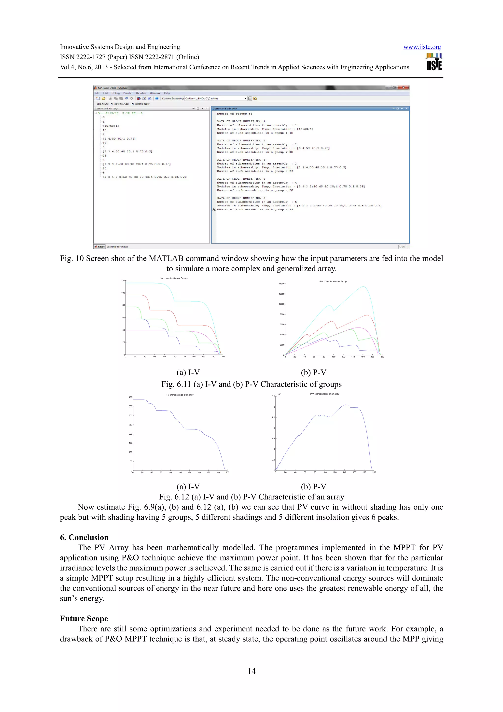 Perturb and observe maximum power point tracking for photovoltaic cell ...