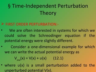 Perturbation | PPT