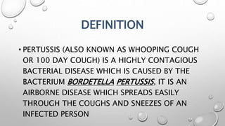 Pertusis | PPTX