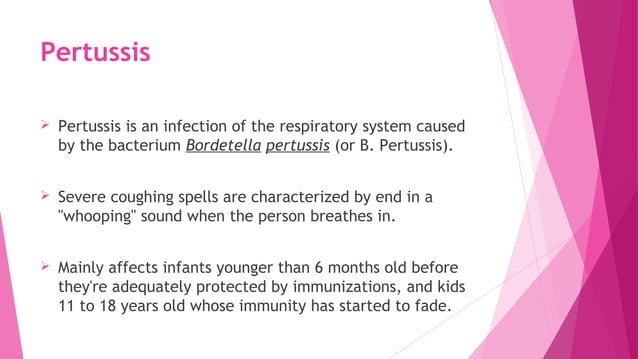 Pertussis ( whooping cough)..Bordetella pertussis ... | PPT