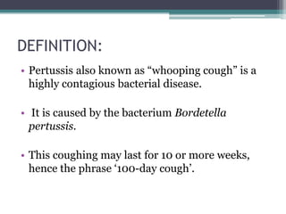 Pertussis | PPTX