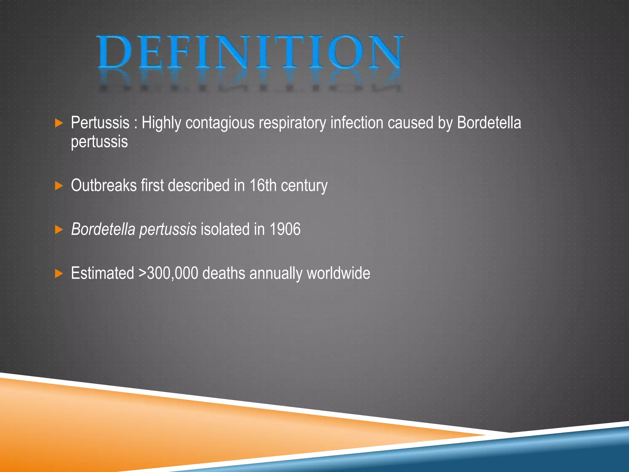 Pertussis (whooping cough) | PPTX