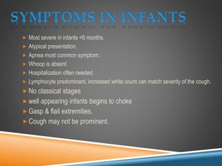 Pertussis (whooping cough) | PPTX