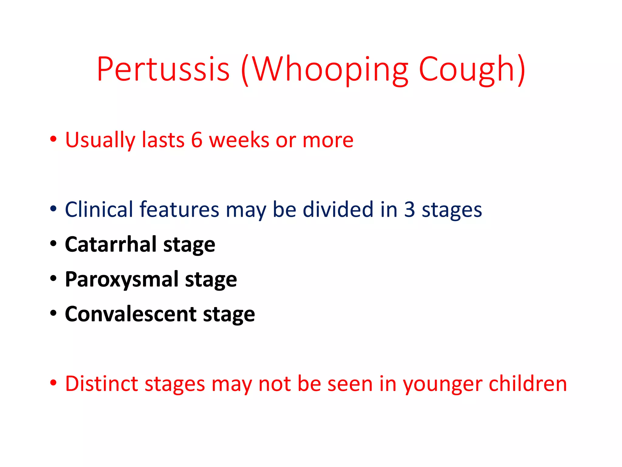 Pertussis 2021 | PDF