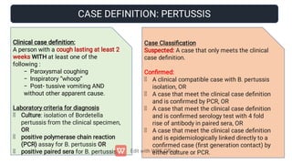 Pertussis : what should we know? Primary care | PPT