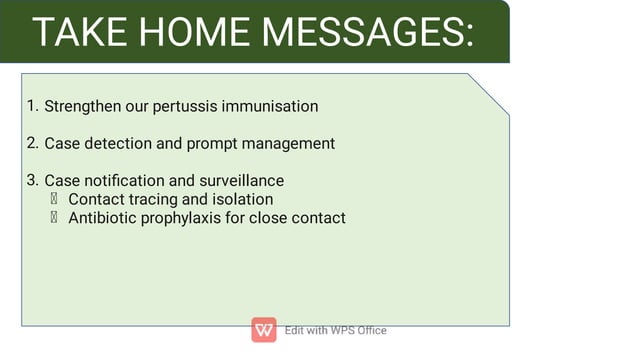 Pertussis : what should we know? Primary care | PPT
