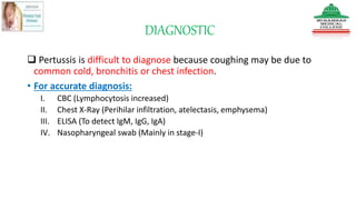 Epidemiology and Control Measure for Pertussis whooping c | PPTX
