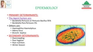 Epidemiology and Control Measure for Pertussis whooping c | PPTX