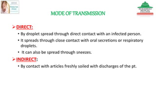 Epidemiology and Control Measure for Pertussis whooping c | PPTX