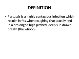 PERTUSSIS in children (WHOOPING COUGH).ppt | Infectious Diseases ...
