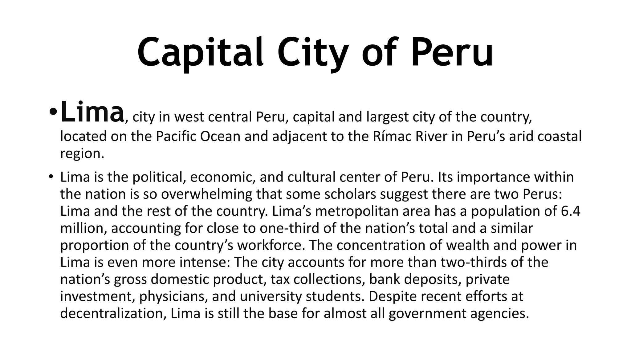 Peru | PPTX