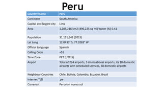 Peru | PPTX