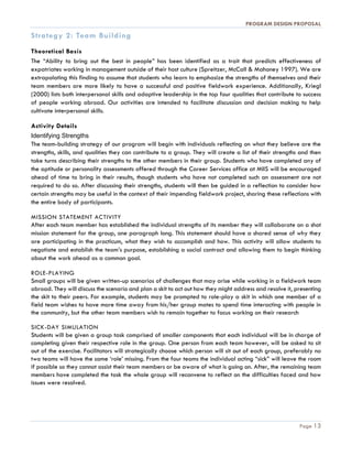 Proposed Pre-departure Training for Peru Practicum | PDF