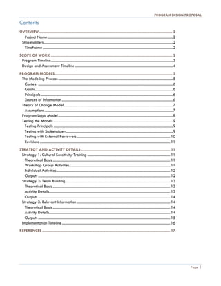 Proposed Pre-departure Training for Peru Practicum | PDF