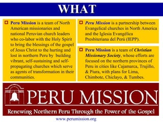 Peru Mission (Web Presentation) | PPT