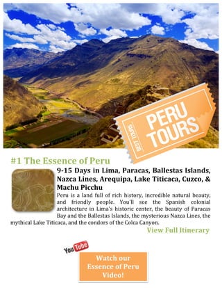 Peru travel-guide---23pages | PDF
