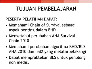 Perubahan Resusitasi Jantung Paru sesuai dengan ilmu terbaru | PPT