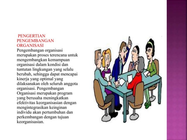 Perubahan dan pengembangan organisasi | PPTX
