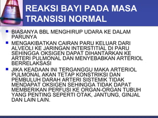 Perubahan fisiologis bbl | PPT