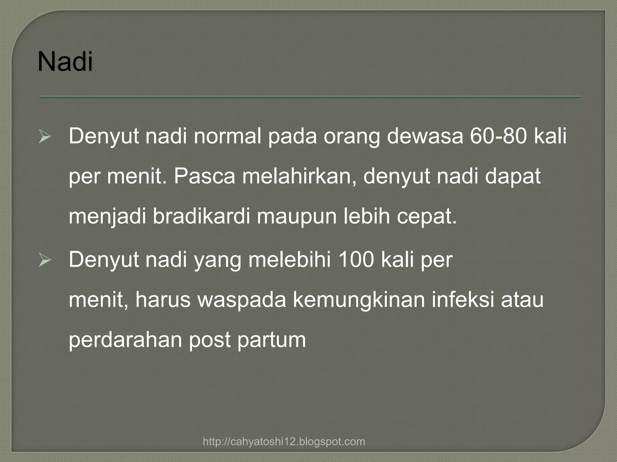 Perubahan fisiologis masa nifas | PPTX