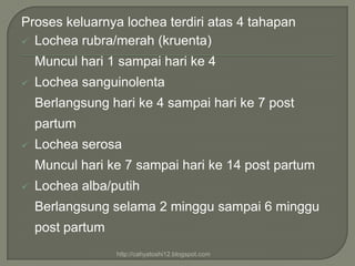 Perubahan fisiologis masa nifas | PPTX