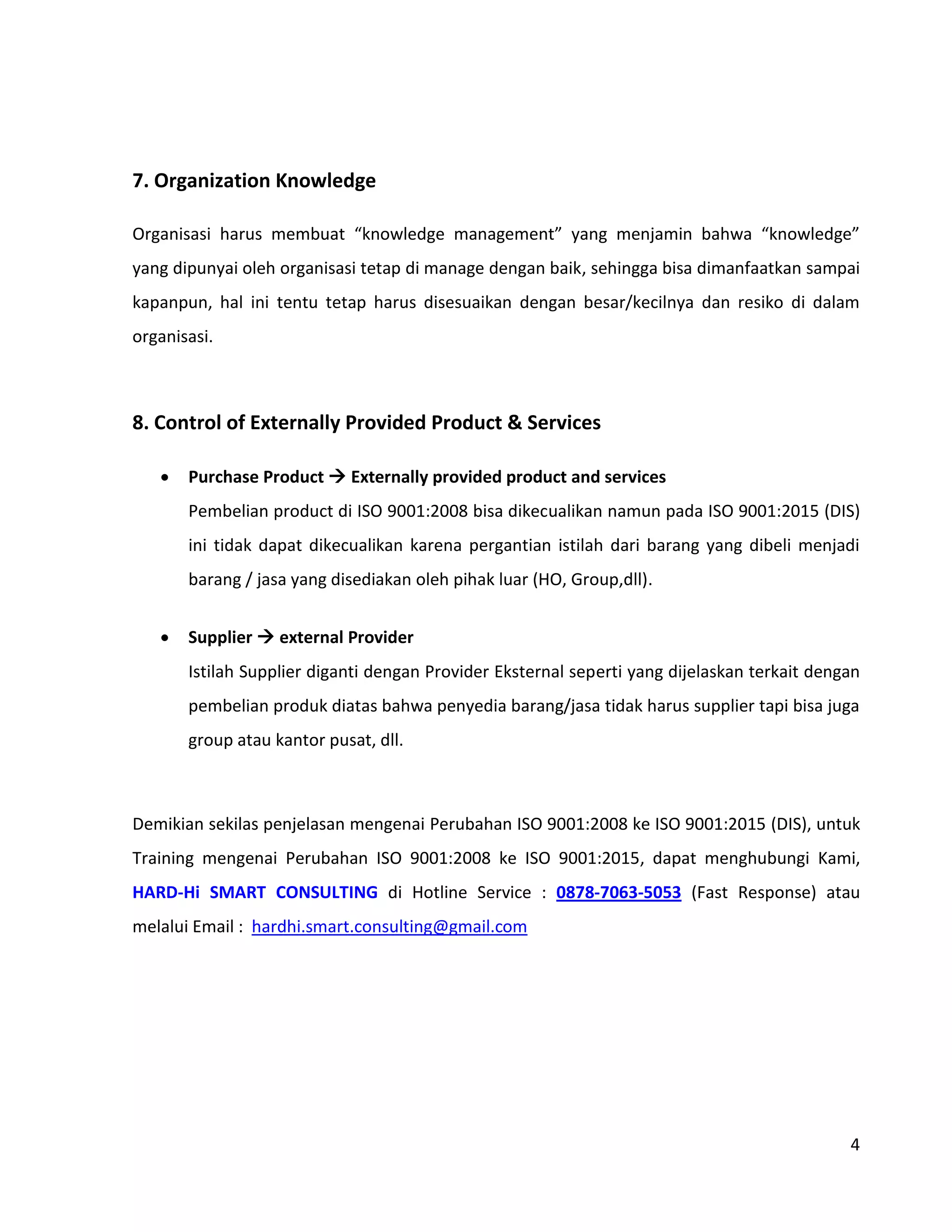 DRAFT ISO 9001:2015 (DIS) | PDF