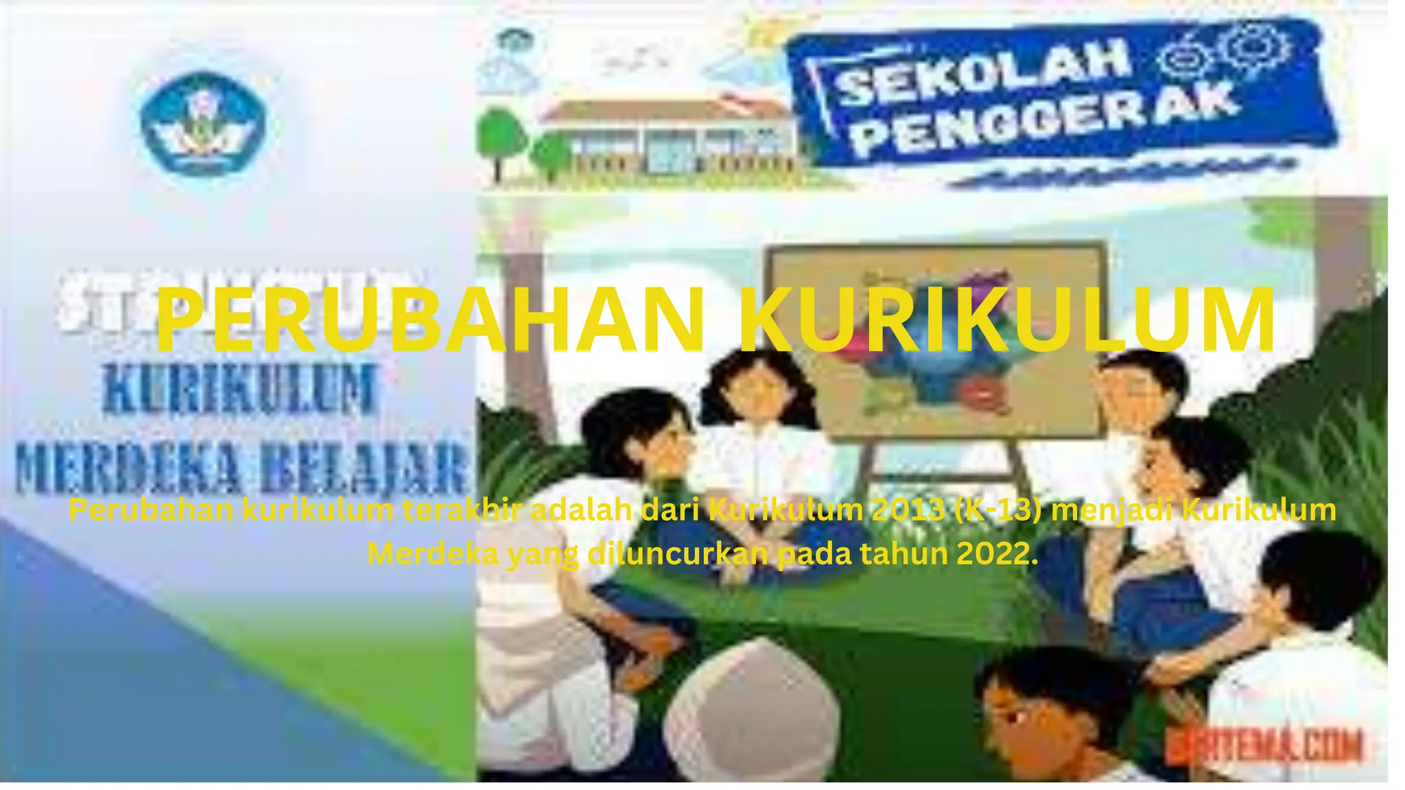 AKSI NYATA KEGIATAN PMM "PERUBAHAN KURIKULUM.pptx" | PPTX