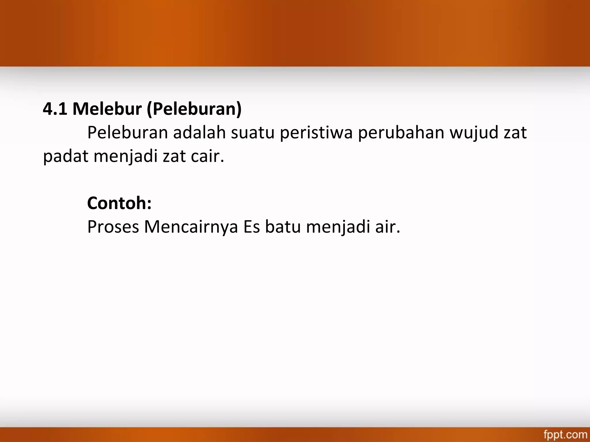 Perubahan materi | PPT