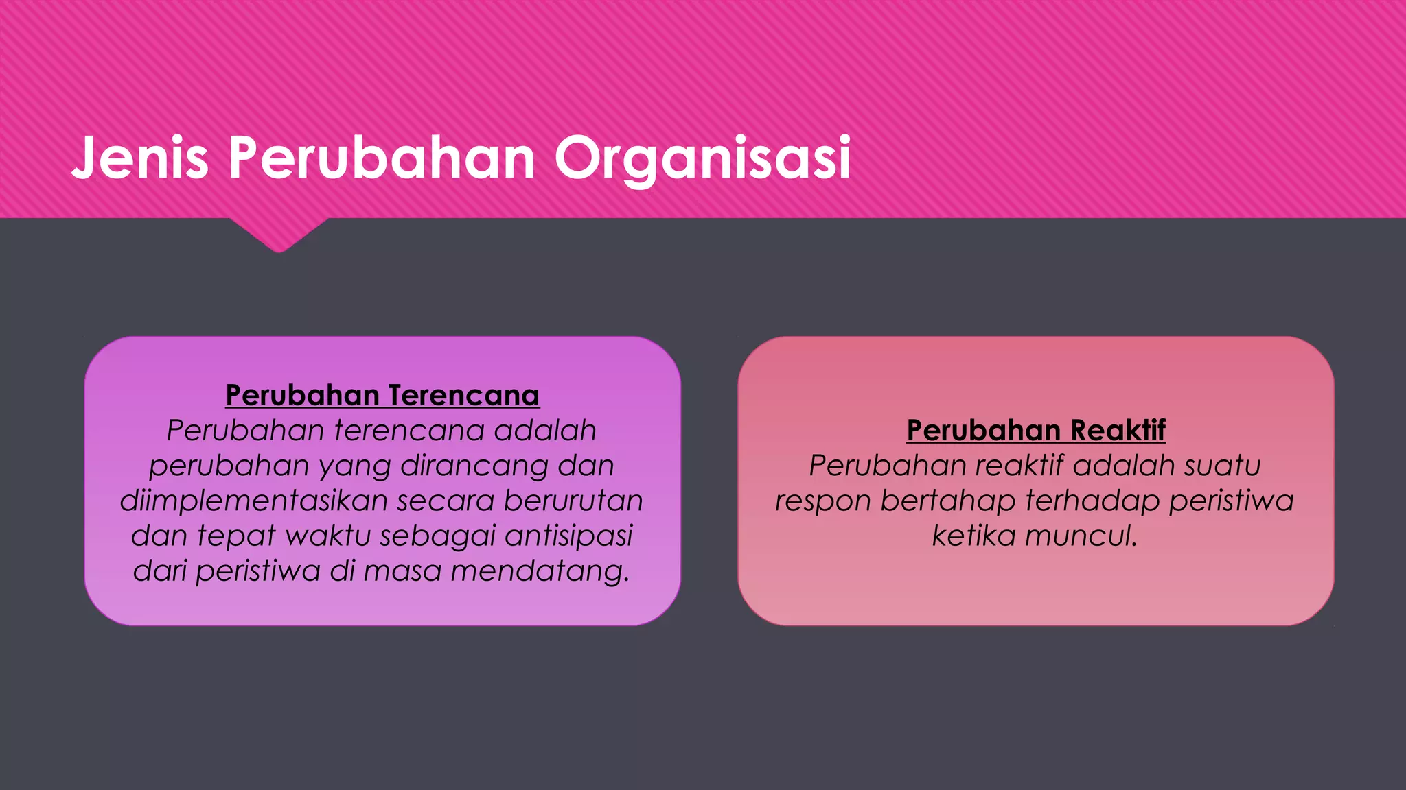 Teori dan Pengembangan Organisasi - Perubahan organisasi & model ...