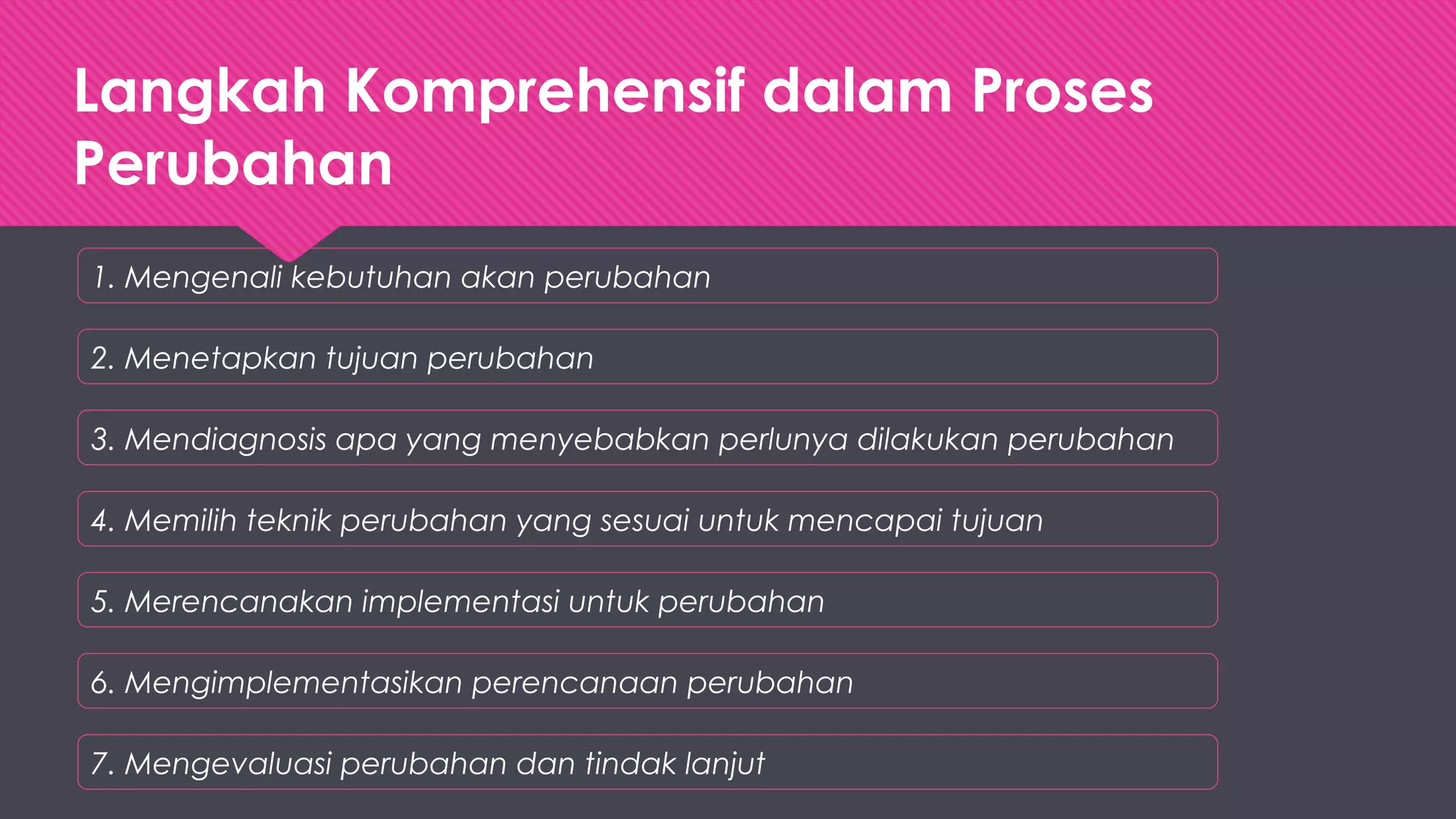 Teori dan Pengembangan Organisasi - Perubahan organisasi & model ...