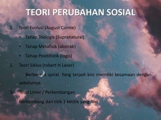 Perubahan sosial | PPTX