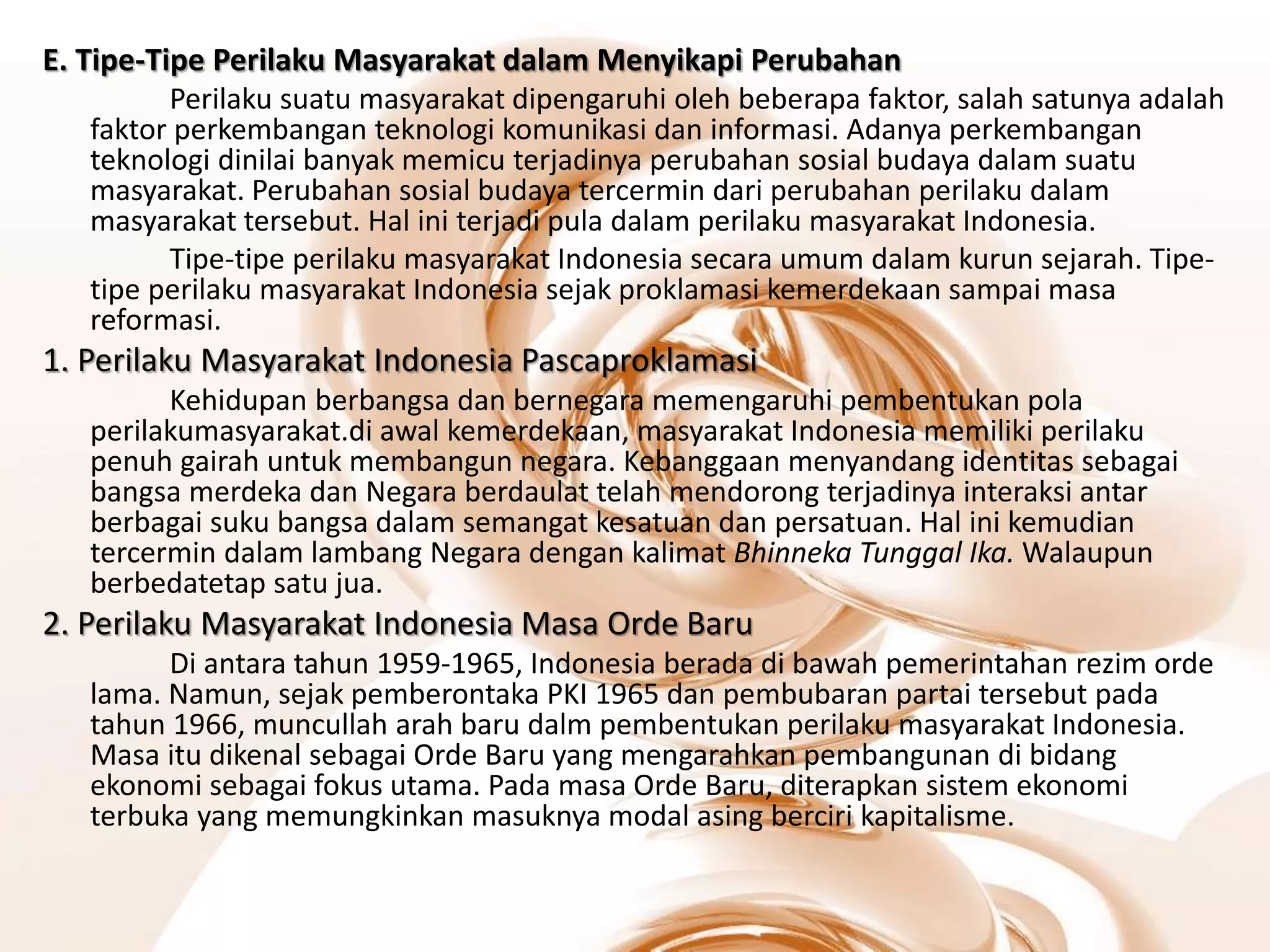 Perubahan sosial budaya | PPTX