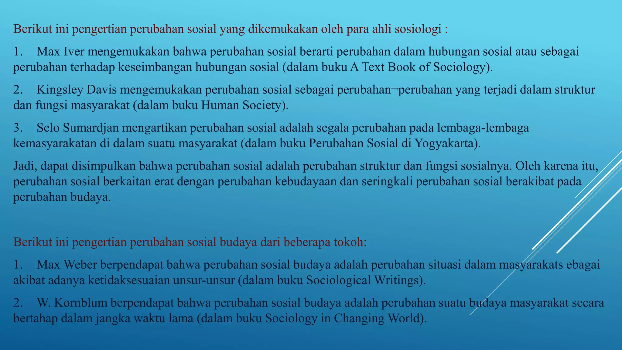 Perubahan sosial budaya | PPTX