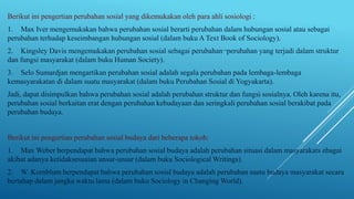 Perubahan sosial budaya | PPTX