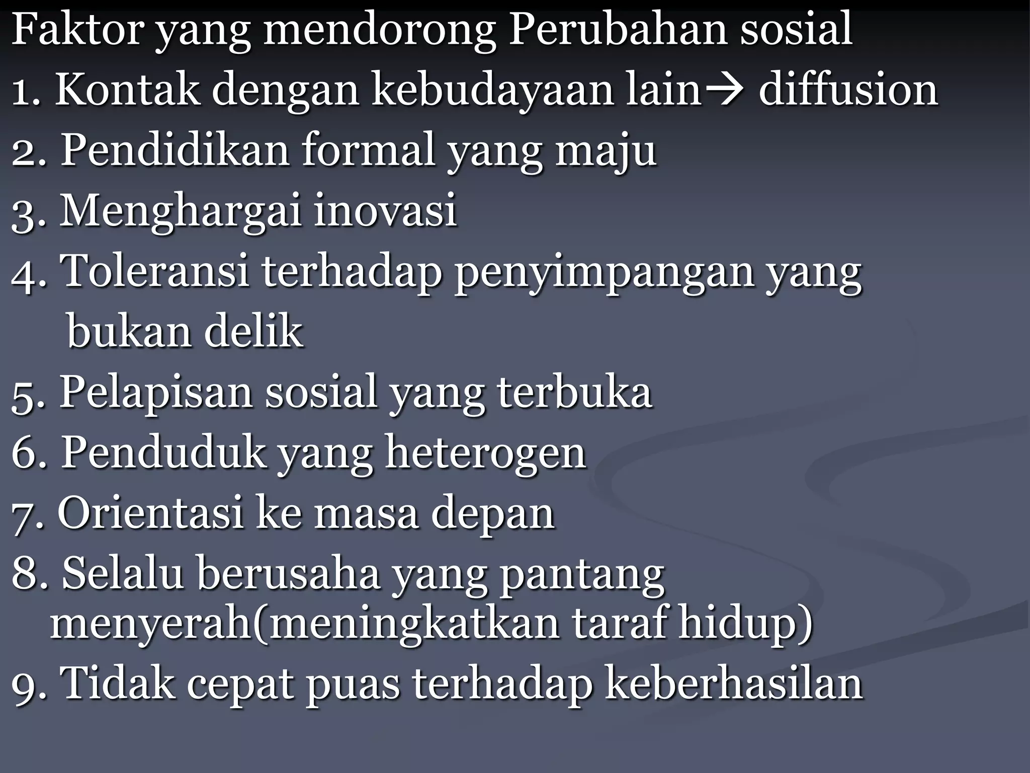 Perubahan Sosial Budaya | PPT