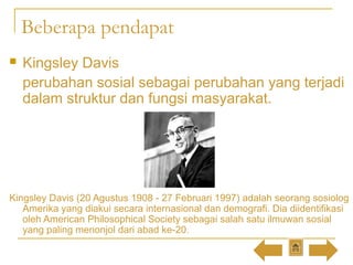 kelompok 4 XII IPS A Perubahan Sosial | PPT