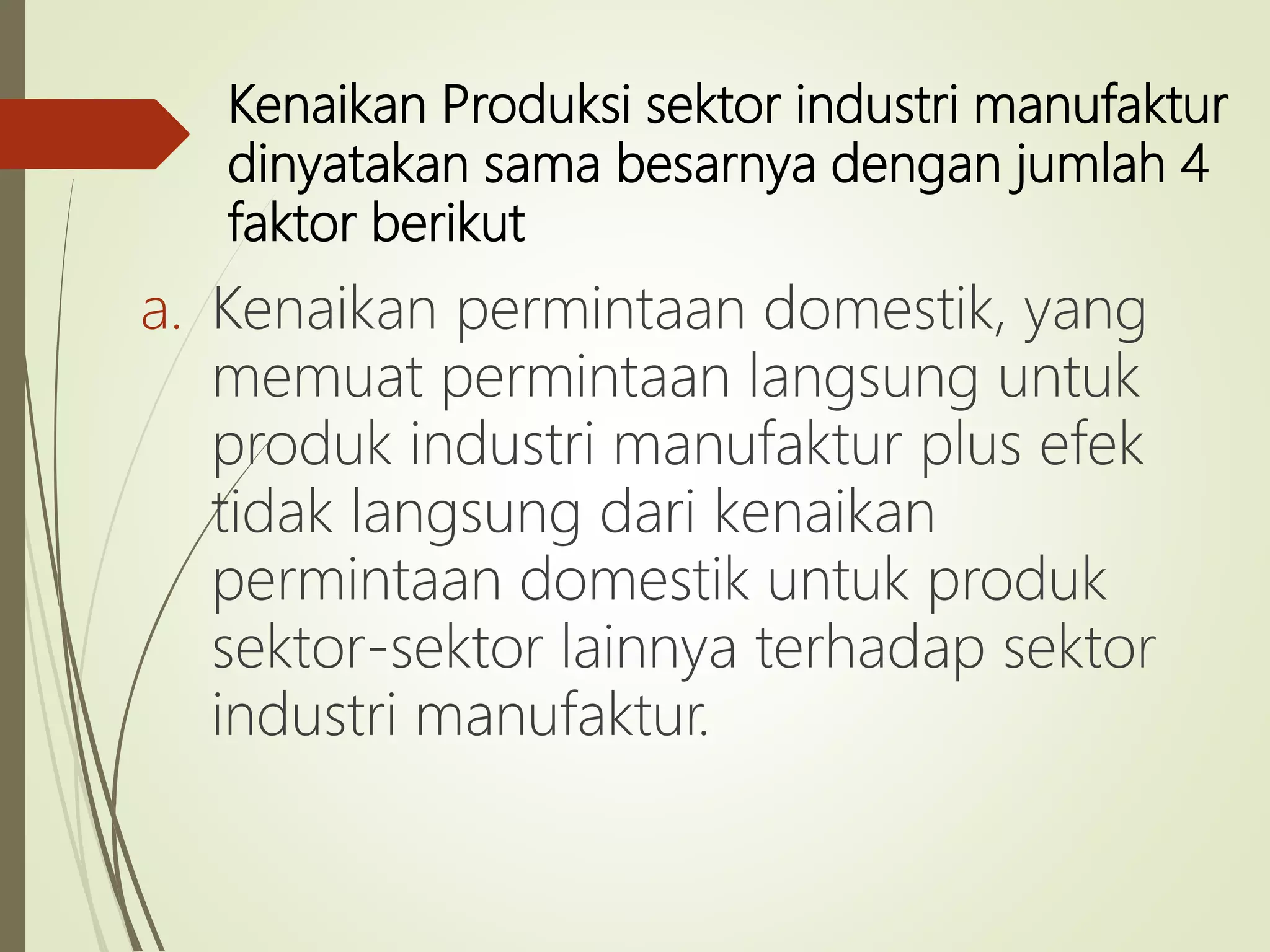 Perubahan Struktur Ekonomi Ppt 