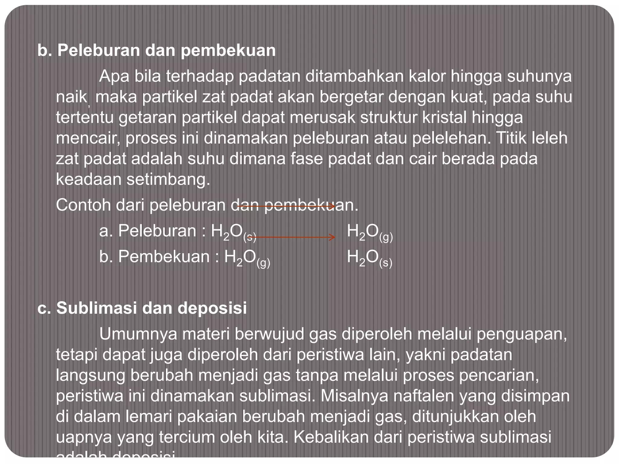 PERUBAHAN TATANAN MATERI | PPTX